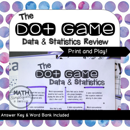 The Dot Game: Data & Statistics Review - Amped Up Learning