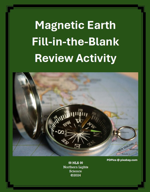 Magnetic Earth Fill-in-the-Blank Review Activity - Amped Up Learning