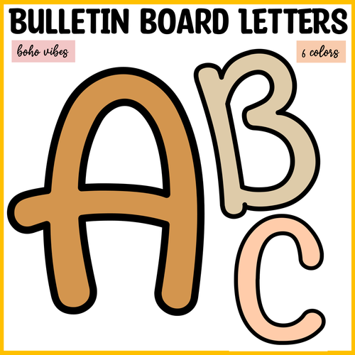 Printable Bulletin Board Large Alphabet Letters Wall Display, Alphabets ...