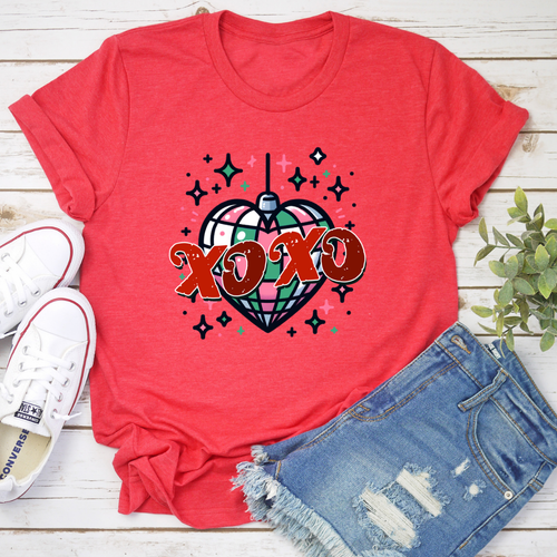 XOXO Disco Valentine's Day T-shirt