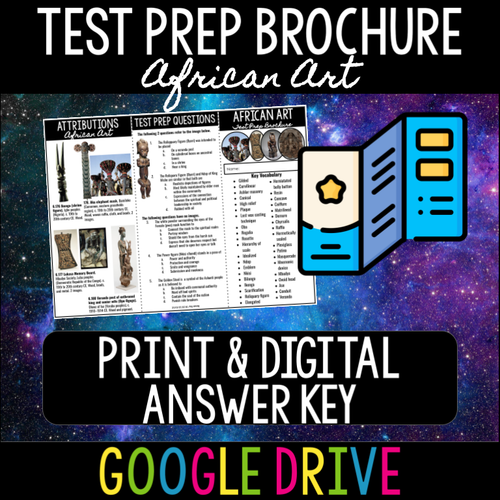 African Art Test Prep Brochure - AP Art History - Amped Up Learning
