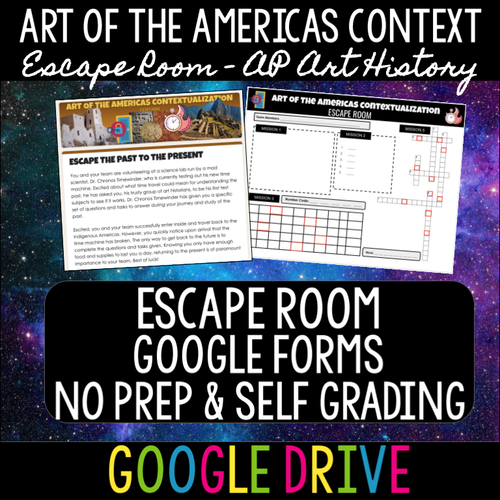 Art of the Americas Contextualization Escape Room - AP Art History ...