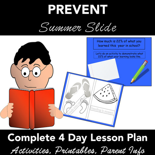 Preventing Reading Summer Slide - 4 Day Lesson Plan - Activities ...