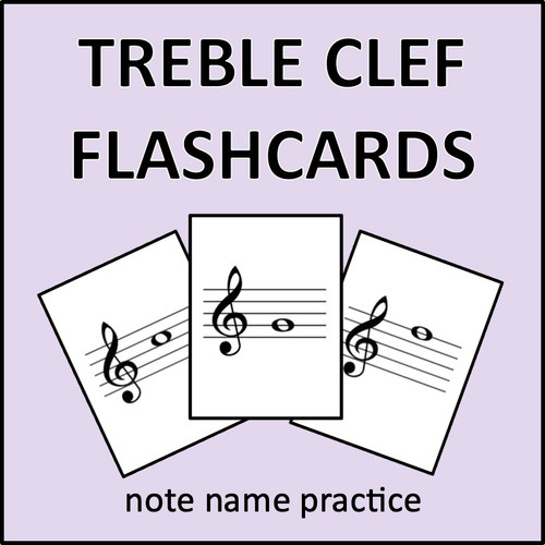 Treble Clef Flashcards