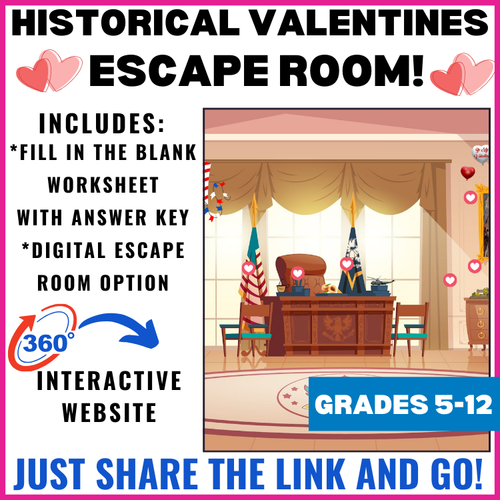 Historical Valentines Day Escape Room - Amped Up Learning