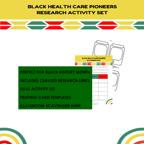 Black Health Care Pioneers Research Activity Set