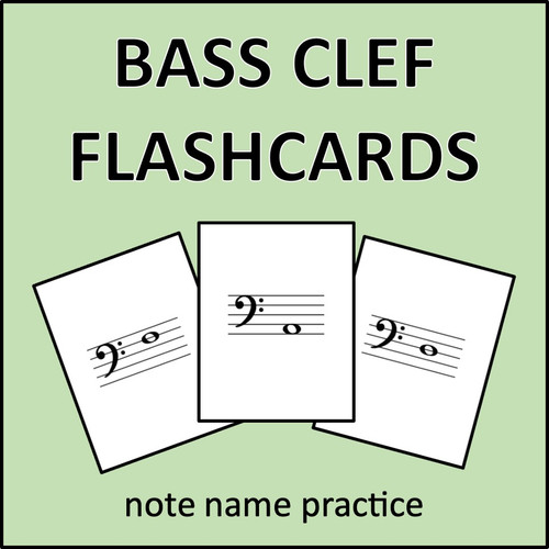 Bass Clef Flashcards