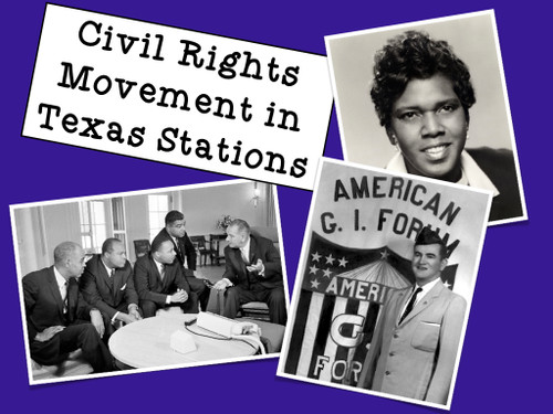 Civil Rights Movement in Texas Stations - Amped Up Learning
