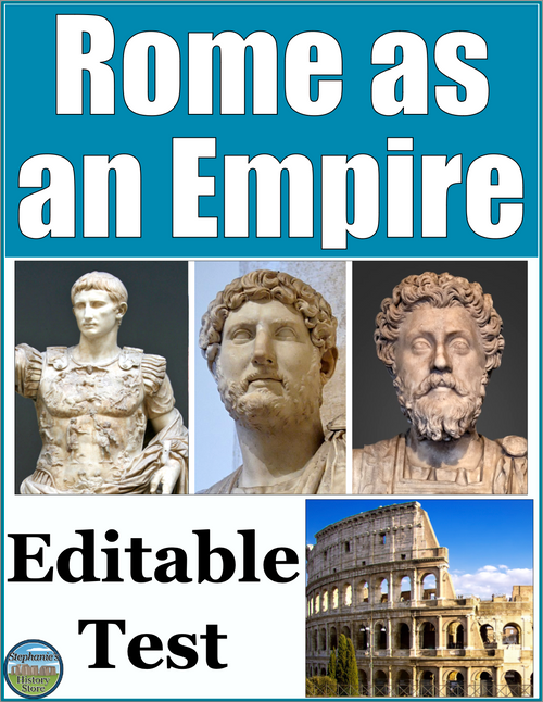 The Roman Empire Editable Test
