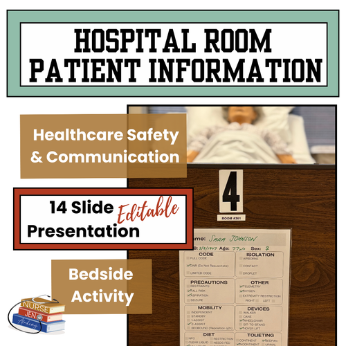Hospital Room Patient Information | Healthcare Safety & Communication ...