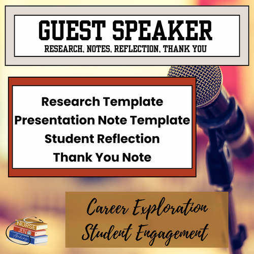Guest Speaker Prep | Research, Notes, Reflection, Thank You | Career ...