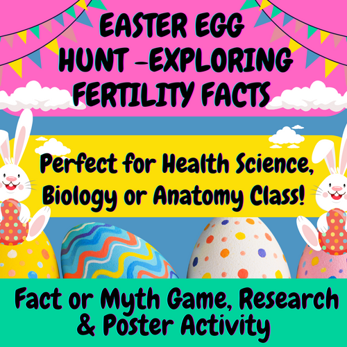Easter Egg Hunt Exploring Fertility Facts for Health Science, Biology ...