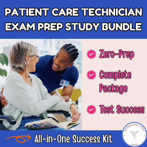 Patient Care Technician (PCT) Exam Prep Study Bundle | All-in-One ...