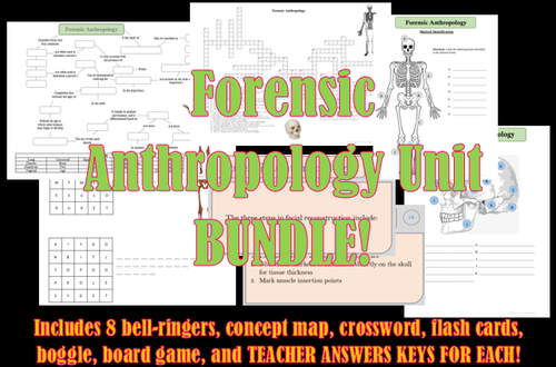 Forensic Anthropology Unit Bundle - Amped Up Learning