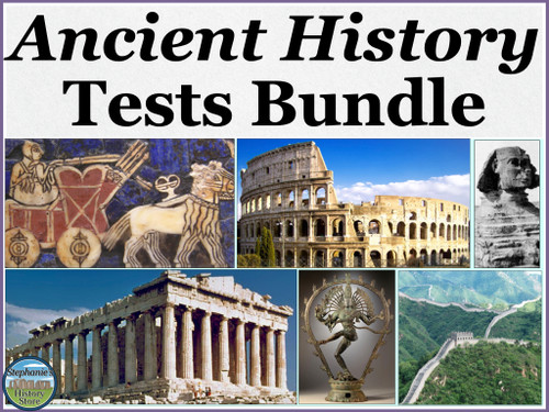 Ancient History Tests Bundle