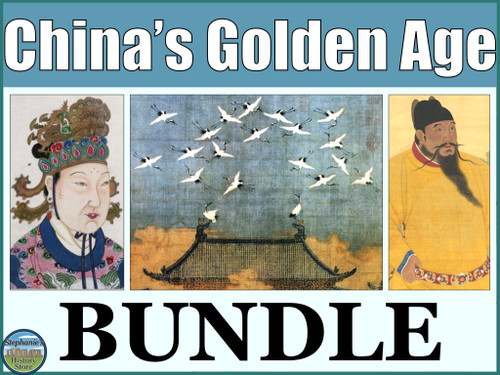 China's Golden Age and Ming Dynasty PowerPoint Map Activities Bundle