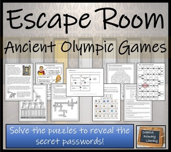 Ancient Olympics Escape Room Activity