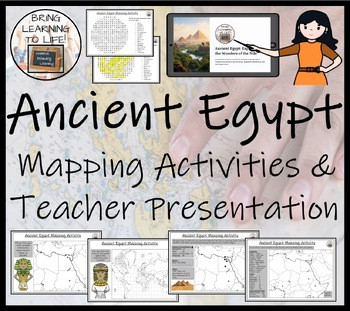 Ancient Egypt Map Activities and Presentation