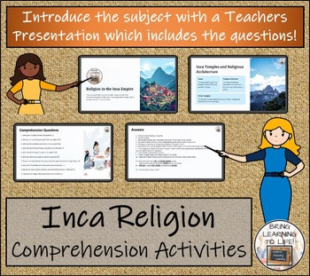 Religion of Inca Empire Close Reading Comprehension Activities | 5th ...