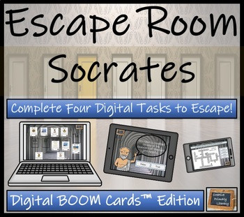 Socrates BOOM Cards™ Digital Escape Room Activity
