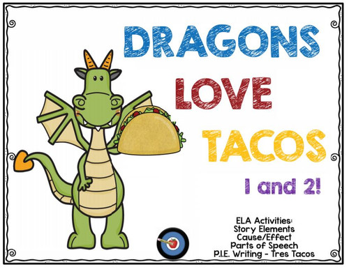 Dragons Love Tacos 1 and 2: Taco Writing - Amped Up Learning