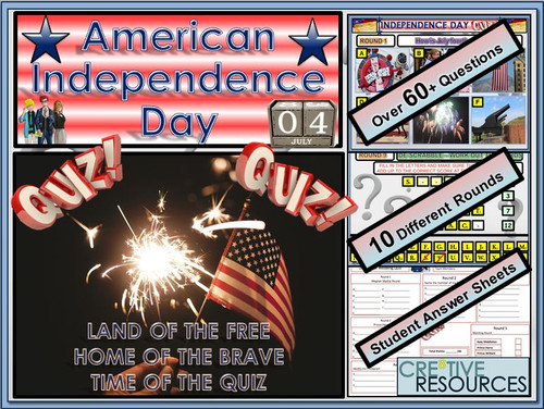 American Independence Day 4th July - Amped Up Learning