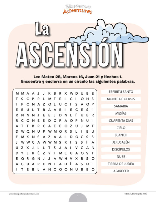 Sopas De Letras Cristianas De Pascua Sopas De Letras Bíblicas Para