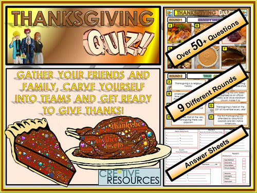 The Big Thanksgiving Quiz - Amped Up Learning