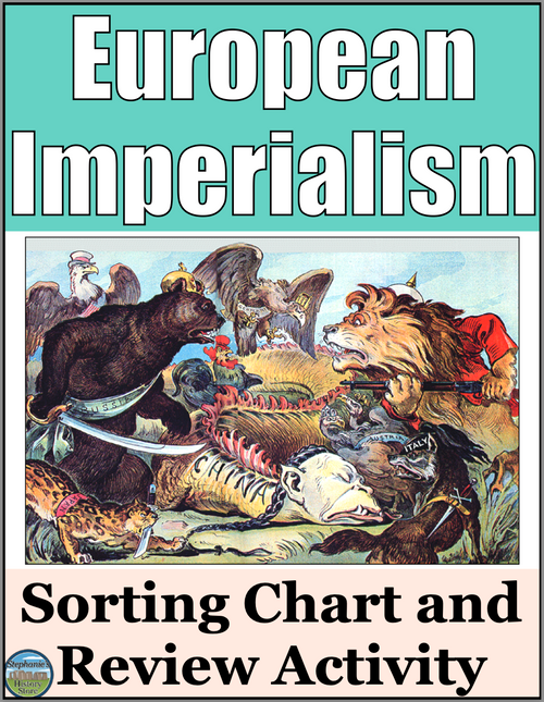 European Imperialism Activity Sorting Chart Image Analysis Review Questions