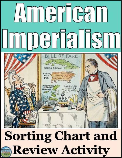 US Imperialism Activity Sorting Chart Image Identifications Review ...