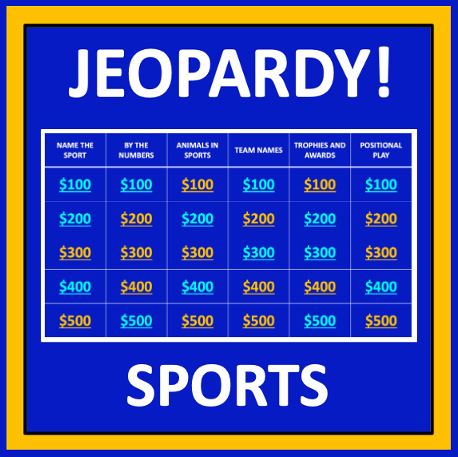 Sports Jeopardy