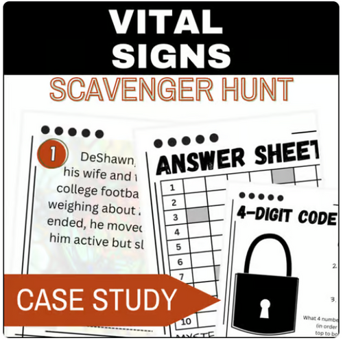 Vital Signs in Action | Realistic Case Study for Health Science ...