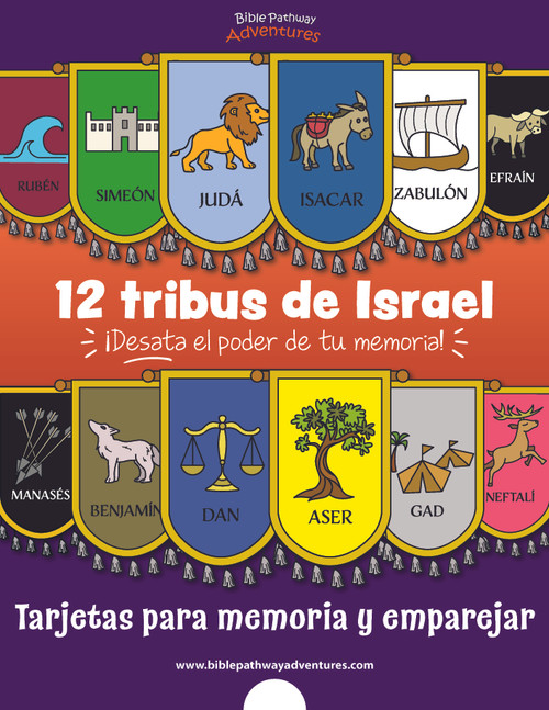 12 tribus de Israel - Tarjetas para memoria y emparejar