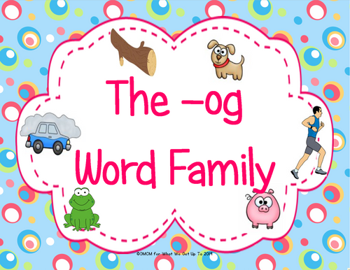 The -og Word Family - Amped Up Learning