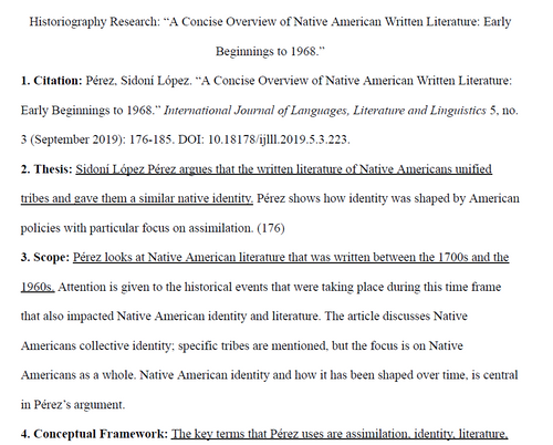 A Concise Overview of Native American History Article Analysis - Amped ...