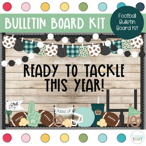 Football - November Bulletin Board Kit by Creatively Taught - Amped Up ...