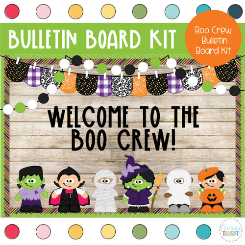 Scarecrow Pumpkin Patch - Fall - September and October Bulletin Board Kit
