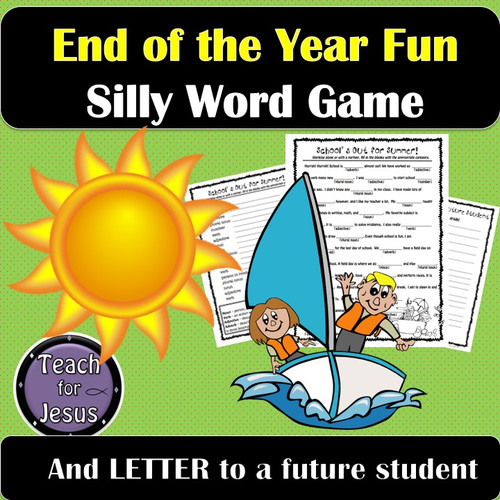 End of the Year | Parts of Speech Review Game - Amped Up Learning