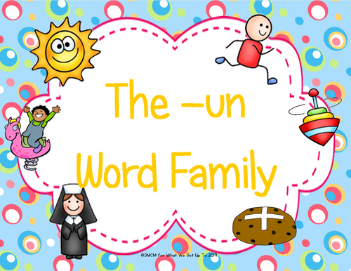 The -un Word Family - Amped Up Learning