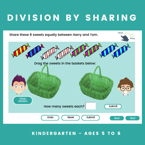 Kindergarten - Division by Sharing