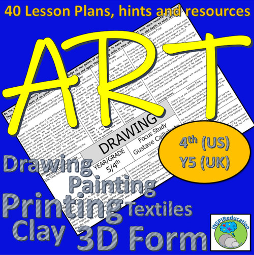 Art Lessons - 4th Grade (Y5 UK), Artists, Skills, Hints, Resources ...