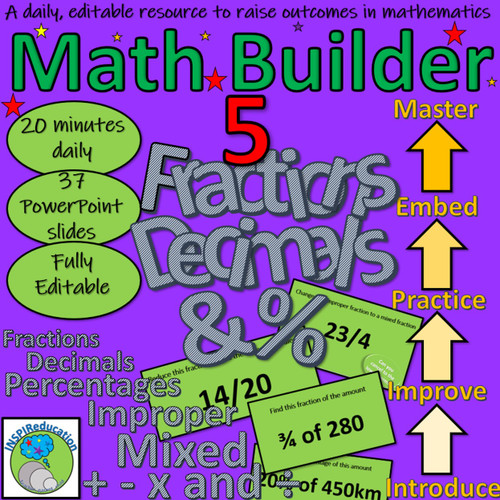 Math Builder 5: Daily Math Activities to Build and Embed Skills in ...