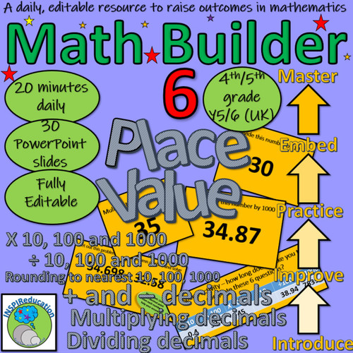 Math Builder 6: Daily Math Activities to Build and Embed Skills in ...