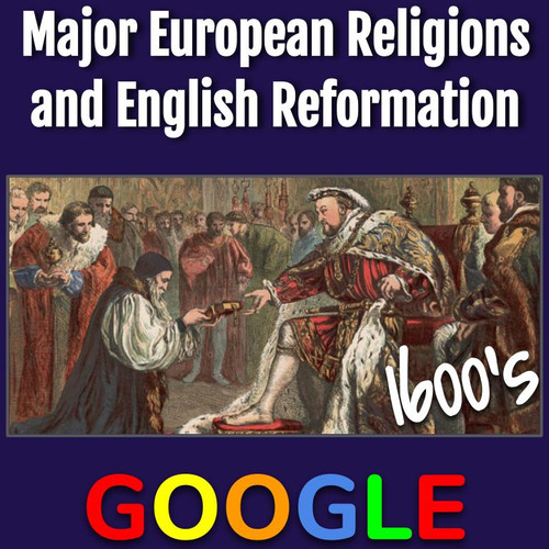 Interactive Map and Timeline: Major Religions and English Reformation ...
