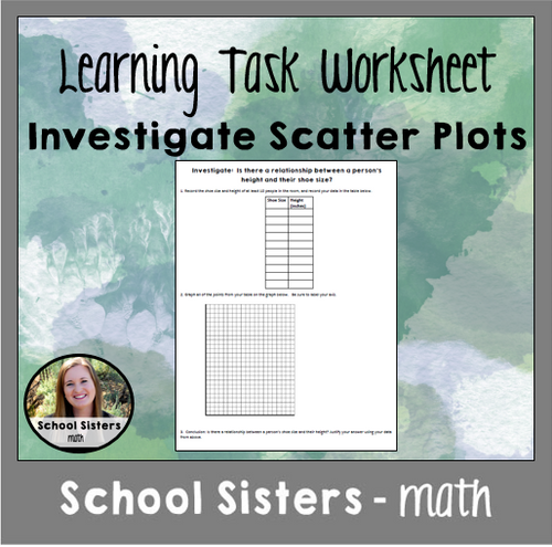 Scatter Plots Task - Amped Up Learning