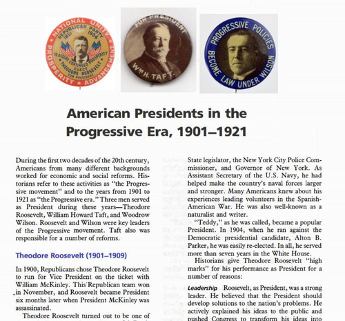 American Presidents in the Progressive Era, 1901-1921 - Amped Up Learning