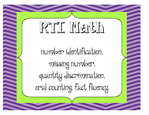 RTI Math Intervention