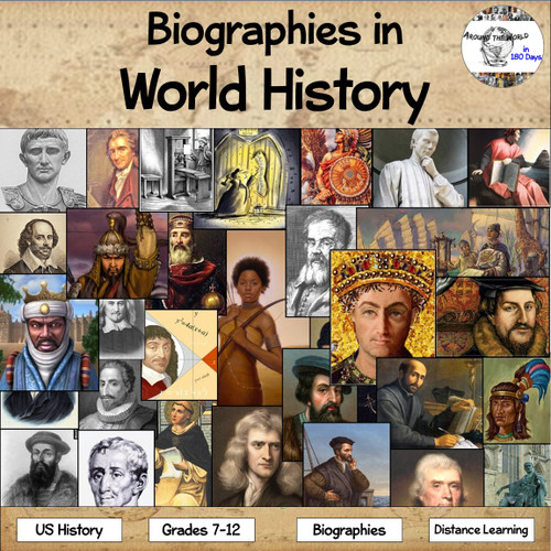 Bundle: Biographies in World History - Amped Up Learning
