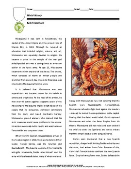 Biography: Moctezuma II - Amped Up Learning