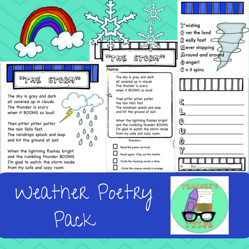 Weather Poetry Pack - Amped Up Learning